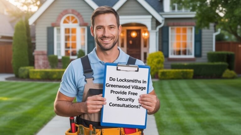 Do Locksmiths Provide Free Security Consultations in Greenwood?